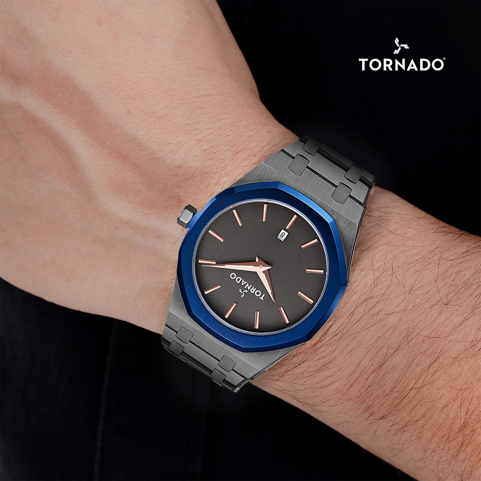 Buy Aurora Echo Analog Watch Grey - T9009-XBXXL, Online Watches for Men ...